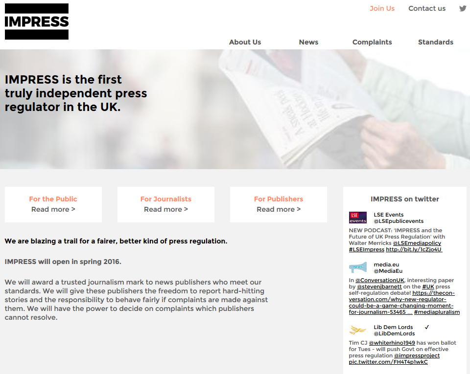 Media Regulation: January 2016