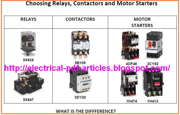 Electrical-Articles-PDF : Electrical choosing relays motor starters ...