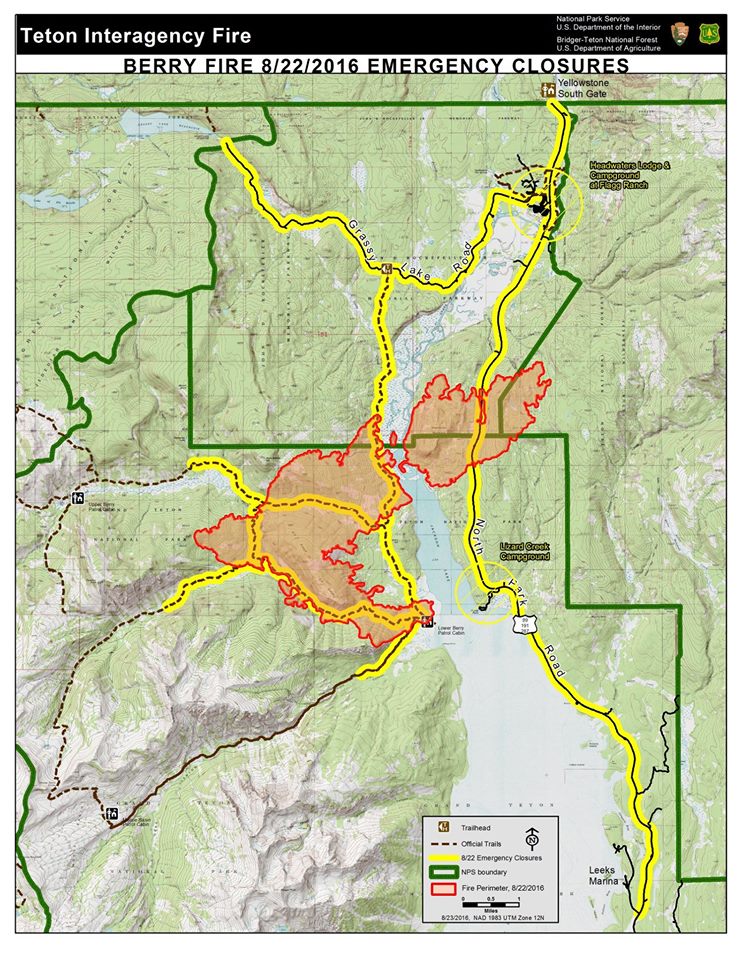 The Huckleberry Hiker: Berry Fire Shuts Down Southern Entrance of ...