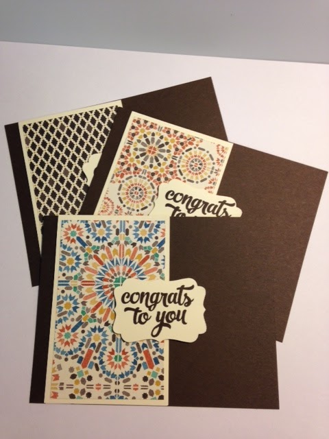 My Creative Corner!: A Tin of Cards Congratulations Stamp a Stack Card