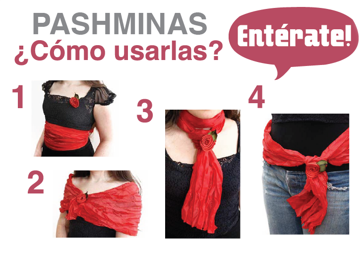 Pashminas ¿Cómo usarlas? - BLOG SANTORINI