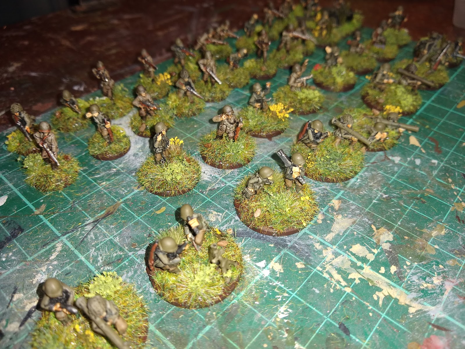 BigLee's 'Miniature Adventures': Rebasing WW2 US Infantry for CoC