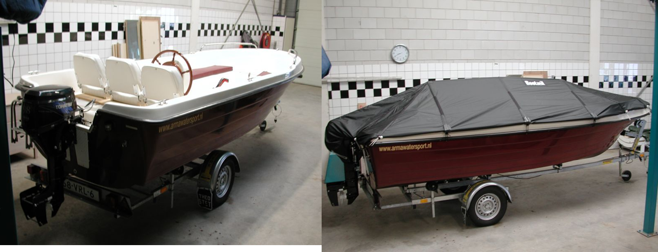 Zomerdekzeilen: dekzeil sloep, vlet, rib, speedboot, motorjacht ...