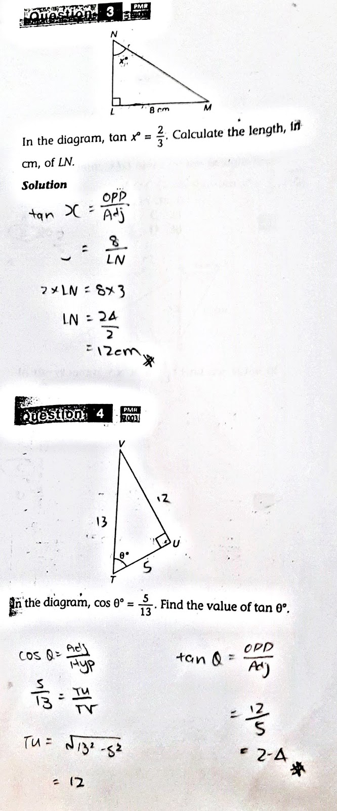 aay TUITION : F3 Math (8/5/2020) - Chapter 5 trigonometric ratios ...