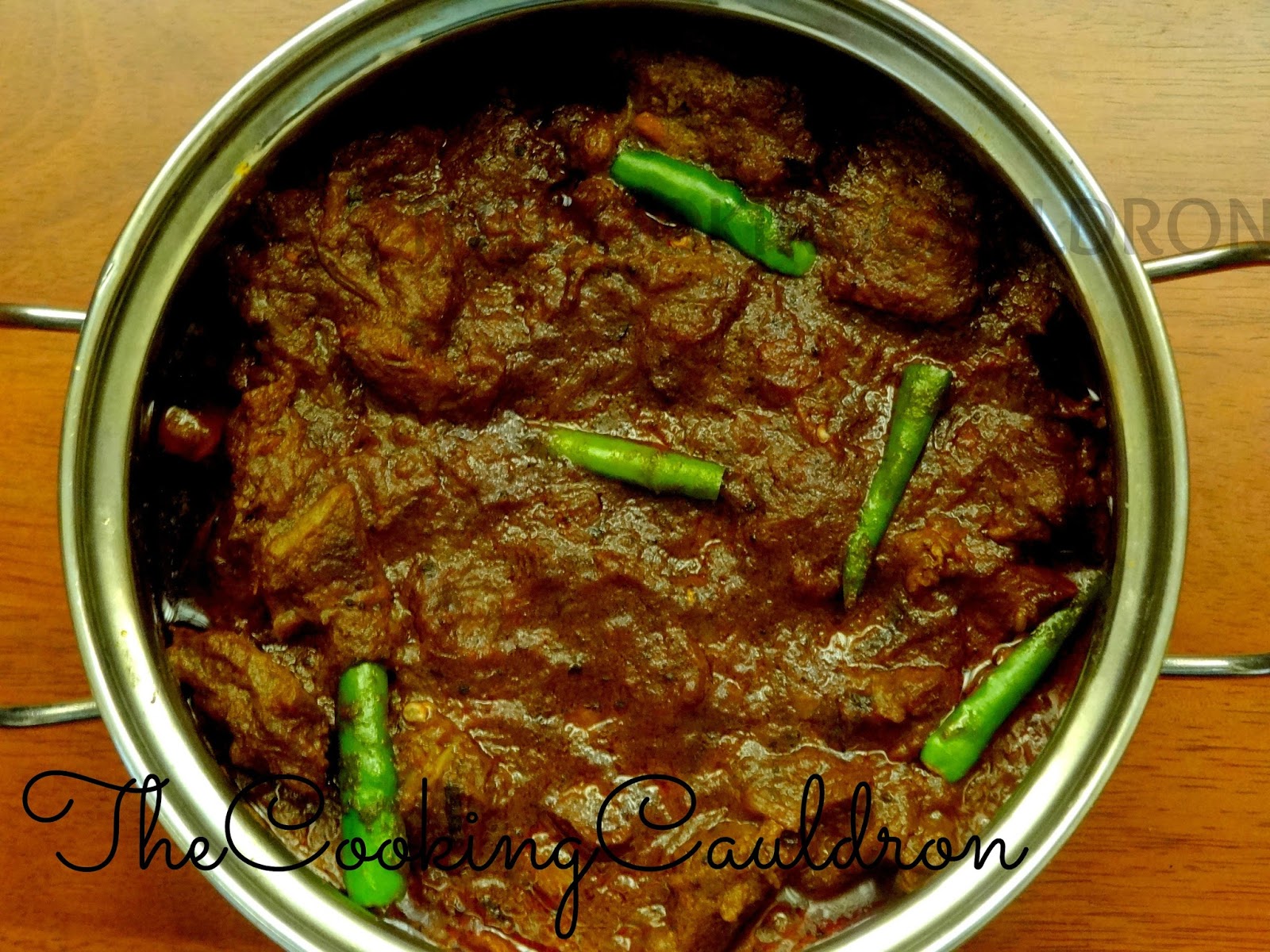 The Cooking Cauldron: Nadan Beef Curry
