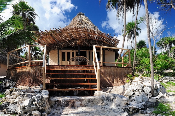 ESTILO RUSTICO: HOTEL RUSTICO EN TULUM