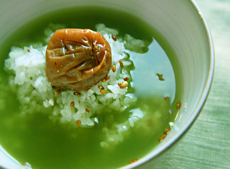 Ochazuke with Matcha