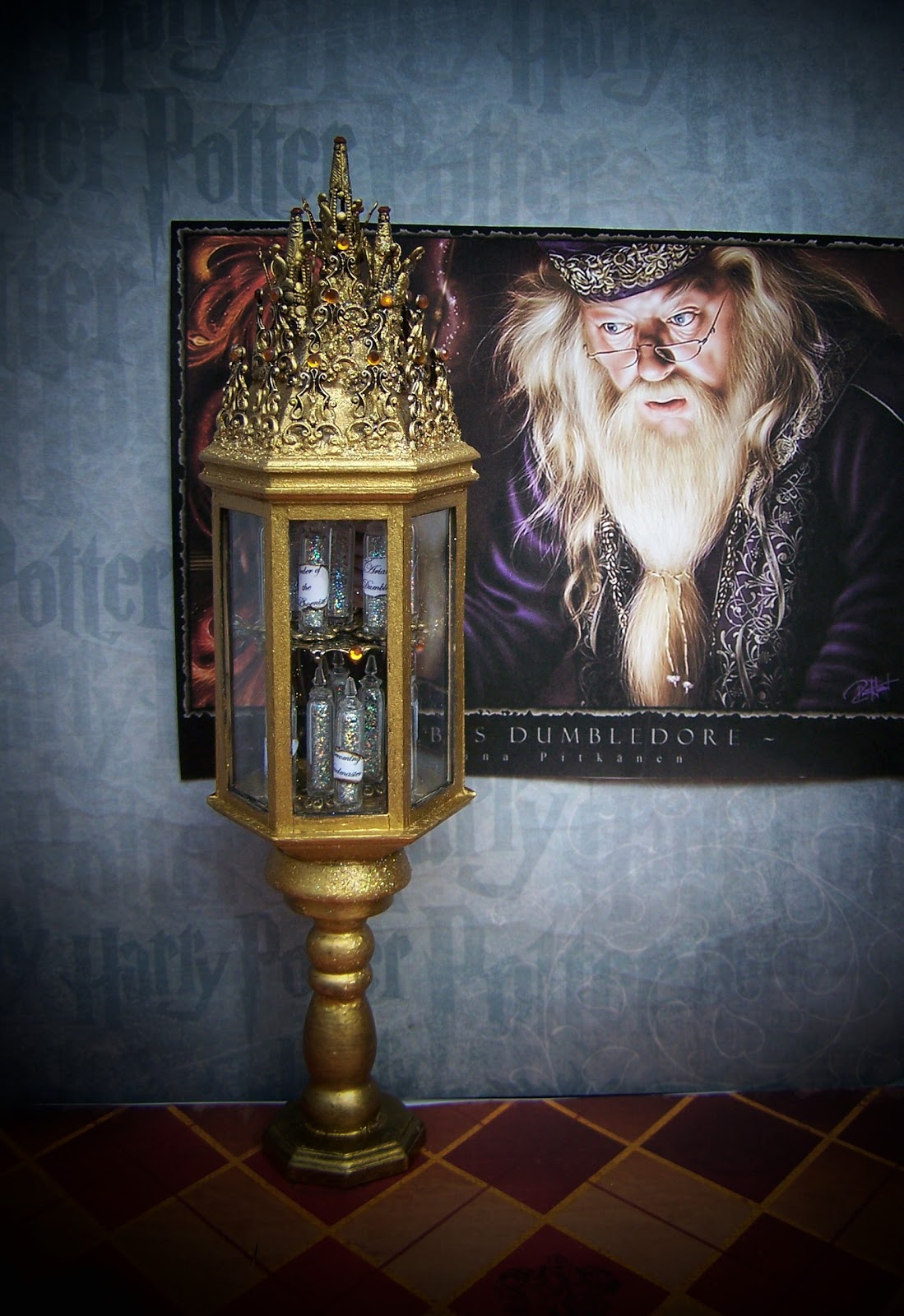 19th Day Miniatures Works in Progress: Dollhouse Miniature Harry Potter ...