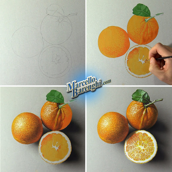 Drawing Oranges - Marcello Barenghi