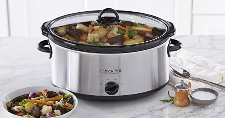 Crock-Pot SCV700SS 7-Quart Oval Manual Slow Cooker $19.99 + Free ...