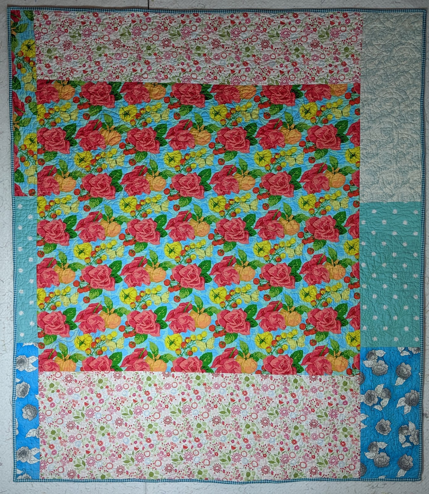 Fret Not Yourself: The Rose Quilt is Finally Finished
