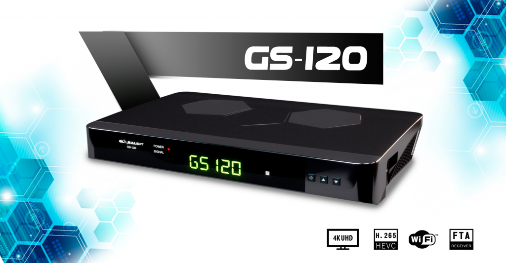 GLOBALSAT GS-120 HD NOVA ATUALIZAÇÃO V2.43 05/06/2019