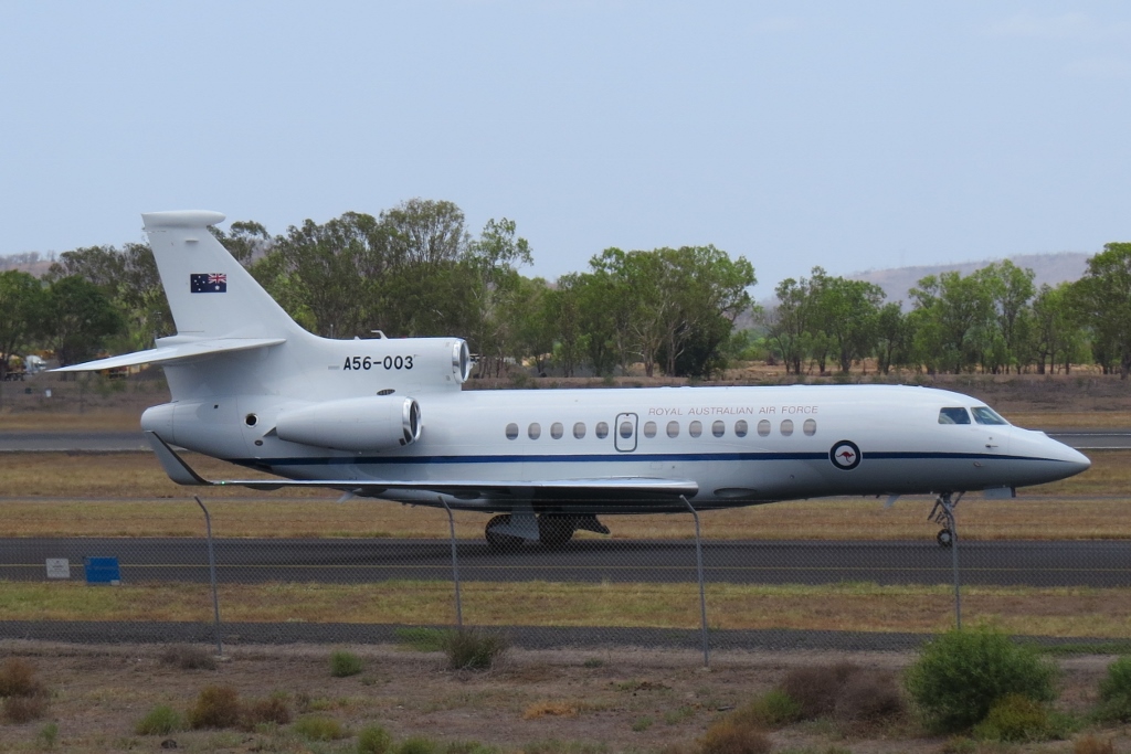Central Queensland Plane Spotting: RAAF Dassault Falcon 7X Bizjet A56 ...