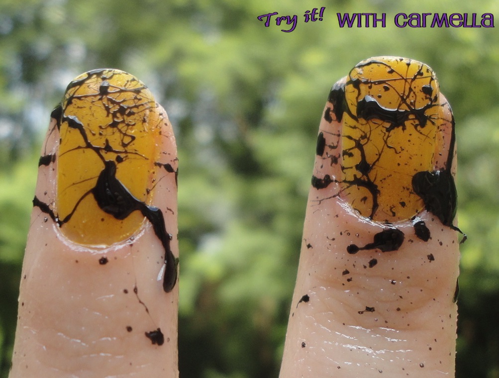*Try It With Carmella*: Splatter Nails - 80s Style