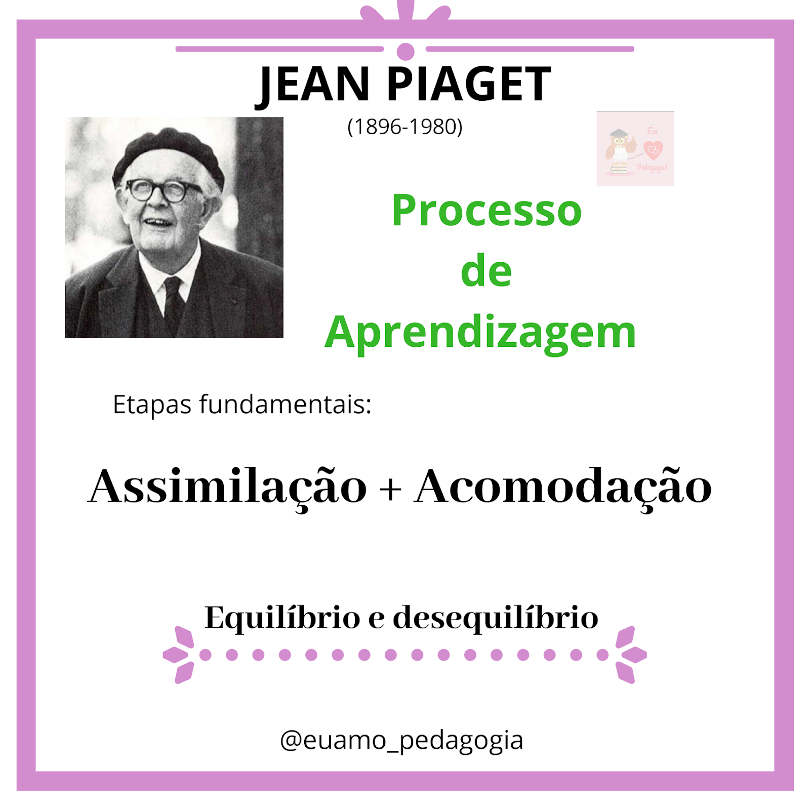 Piaget Assimilação E Acomodação - RETOEDU