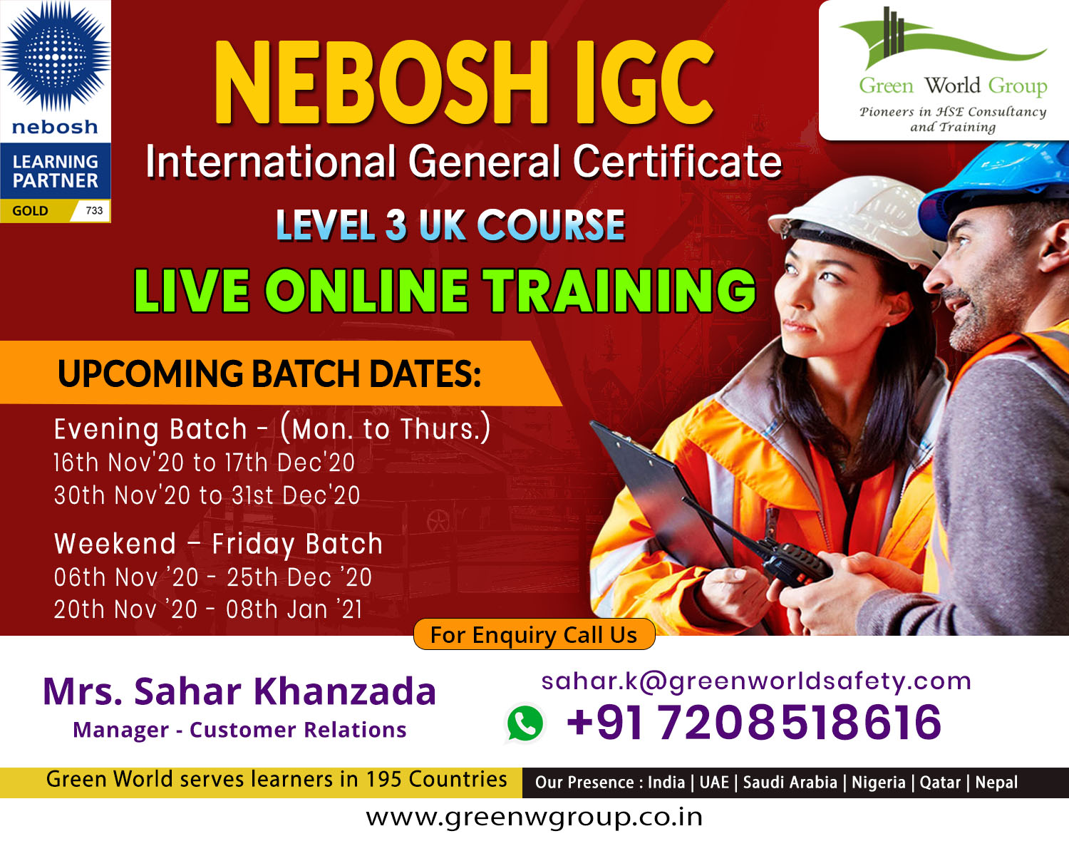What jobs can you get with NEBOSH Qualification? - Nebosh and Safety ...