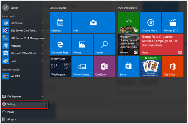 Magnifier Tool in Windows 10