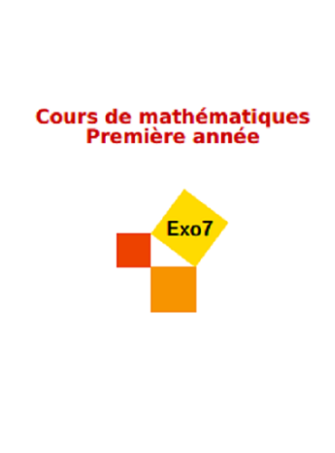 Exo7 - Cours de mathématiques