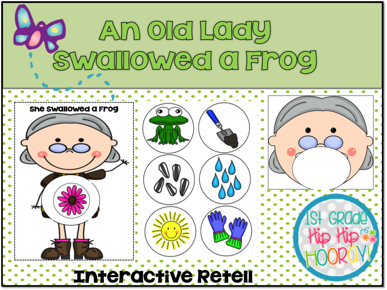 1st Grade Hip Hip Hooray!: Old Lady Who Swallowed a Frog!