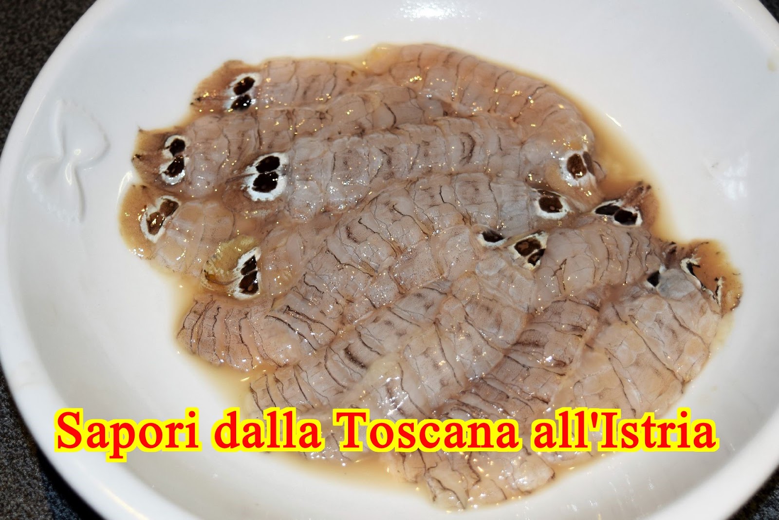Sapori dalla Toscana all'Istria: Risotto di canocchie (canoce o cicale)
