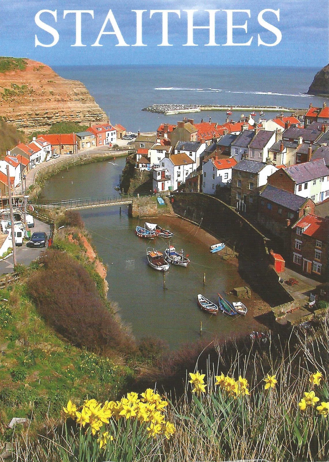 MY POSTCARD-PAGE: UK ~ Staithes - North York Moors National Park