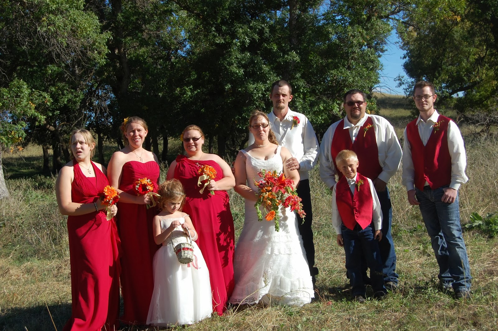 Nana Porcupine: Our first "COW PASTURE" wedding