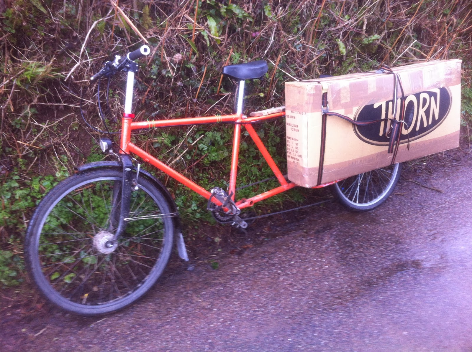 Dorky Thorpy Blog: DIY Longtail Cargo Bike - Chapter 4