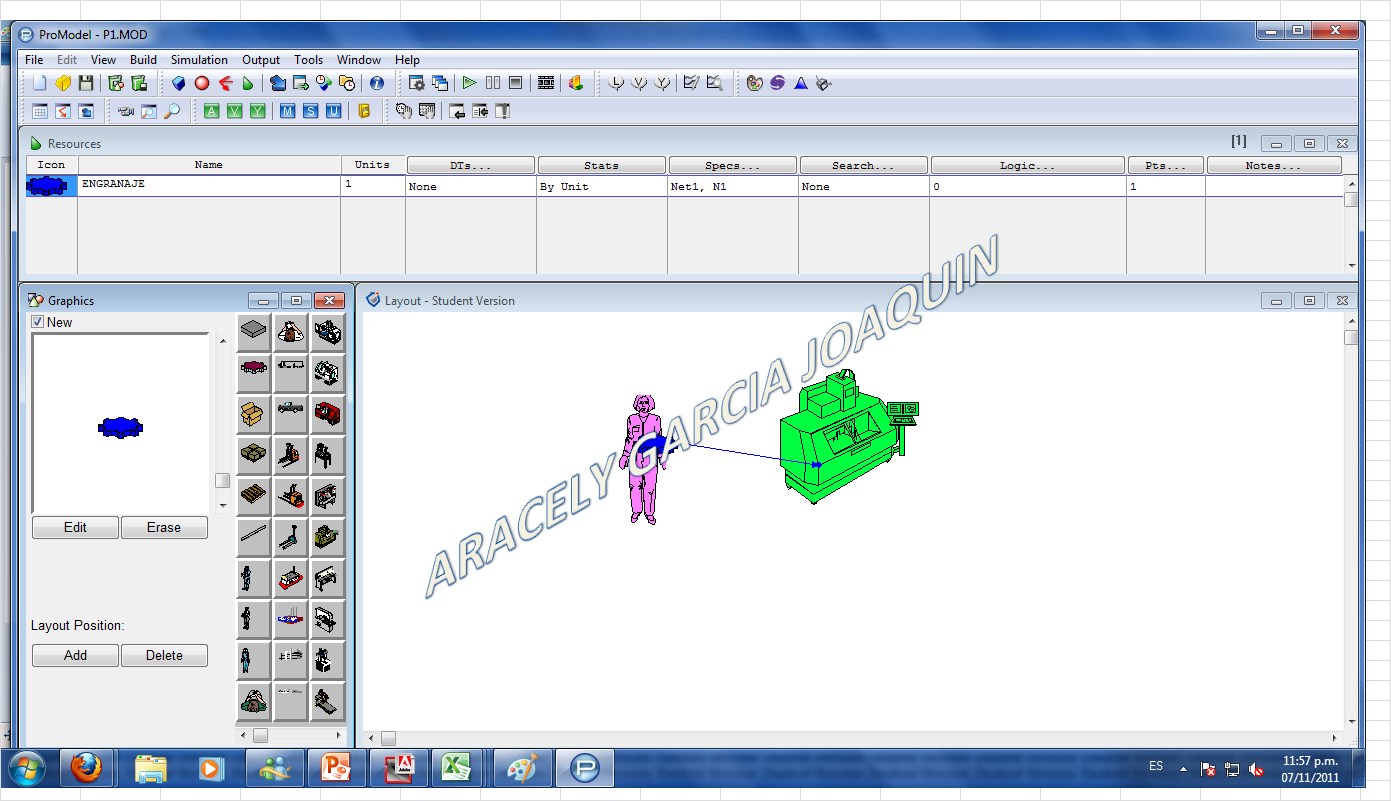 estudiodetrabajo-aracely: PROGRAMA PROMODEL 7.0