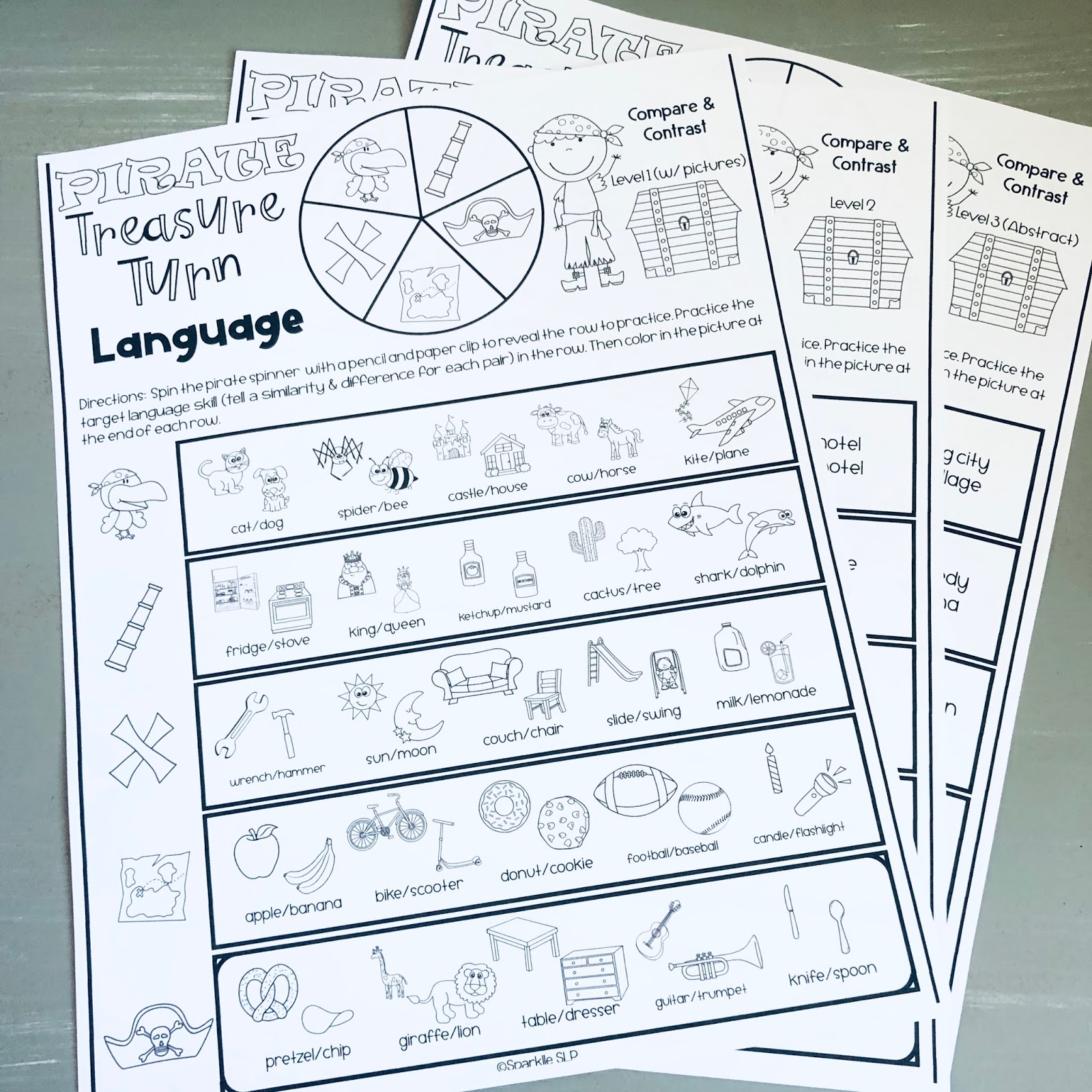 Pirate-Themed | Speech Therapy - Sparklle SLP