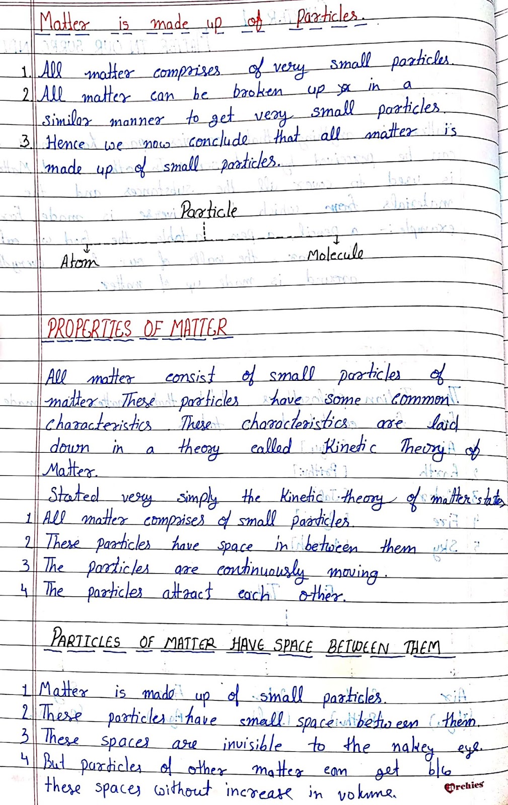 Science 9th class CHAPTER -1 MATTER IN OUR SURROUNDINGS - Electronics Notes