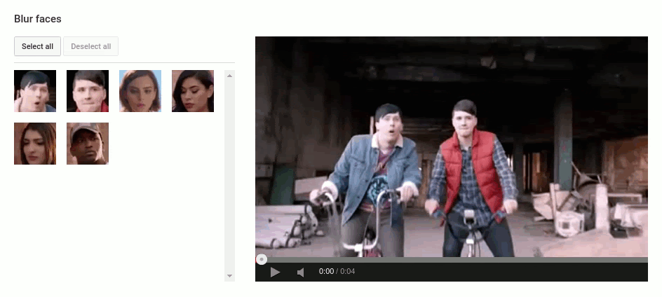 Youtube Style Face Detect Crop And Blur Using Python And