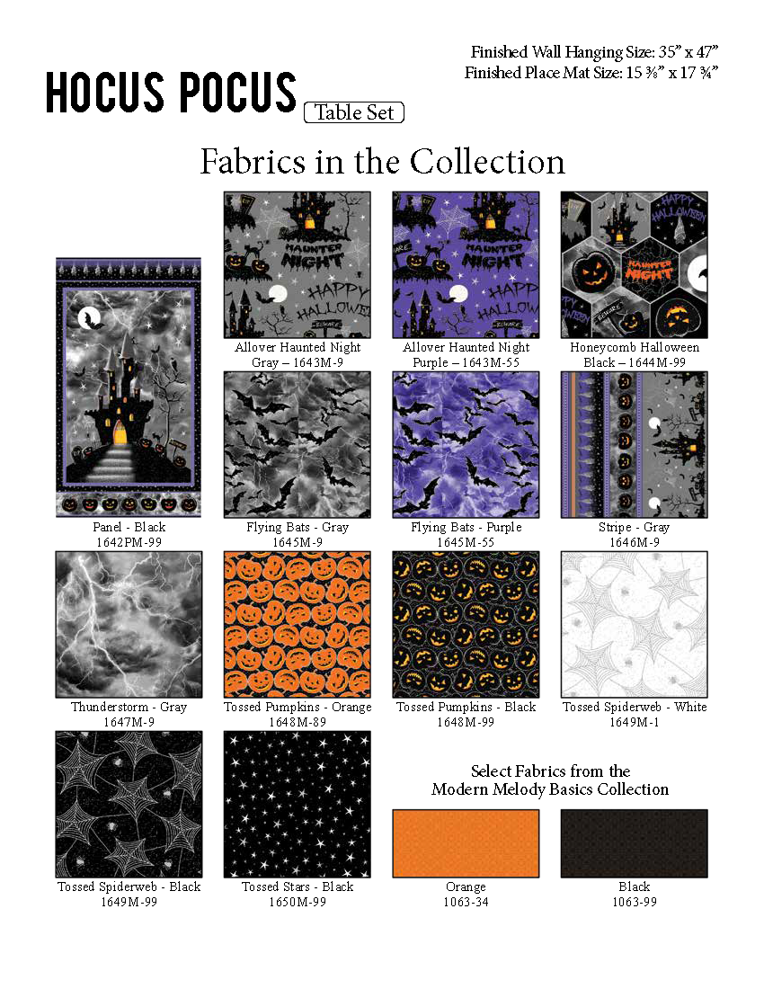 Henry Glass Fabrics: Get Quilting - Hocus Pocus Bundle Giveaway