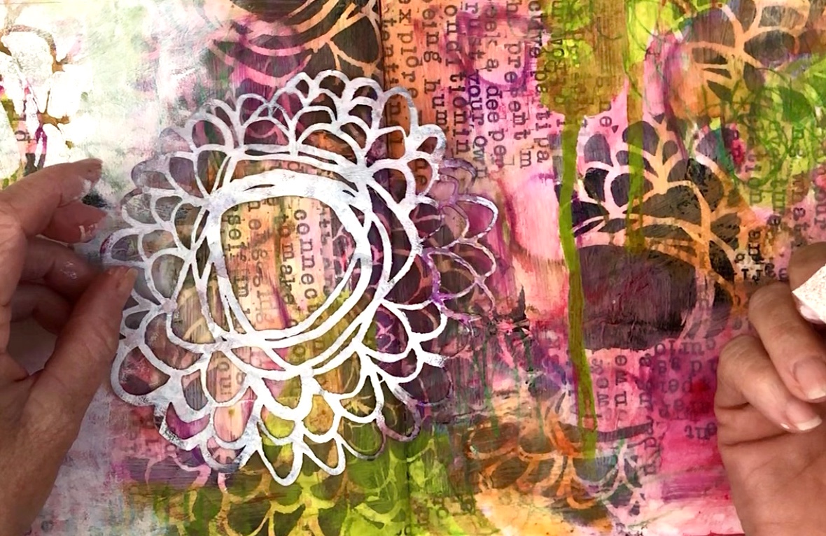 StencilGirl Talk: Art Journaling with StencilGirl® Stencils