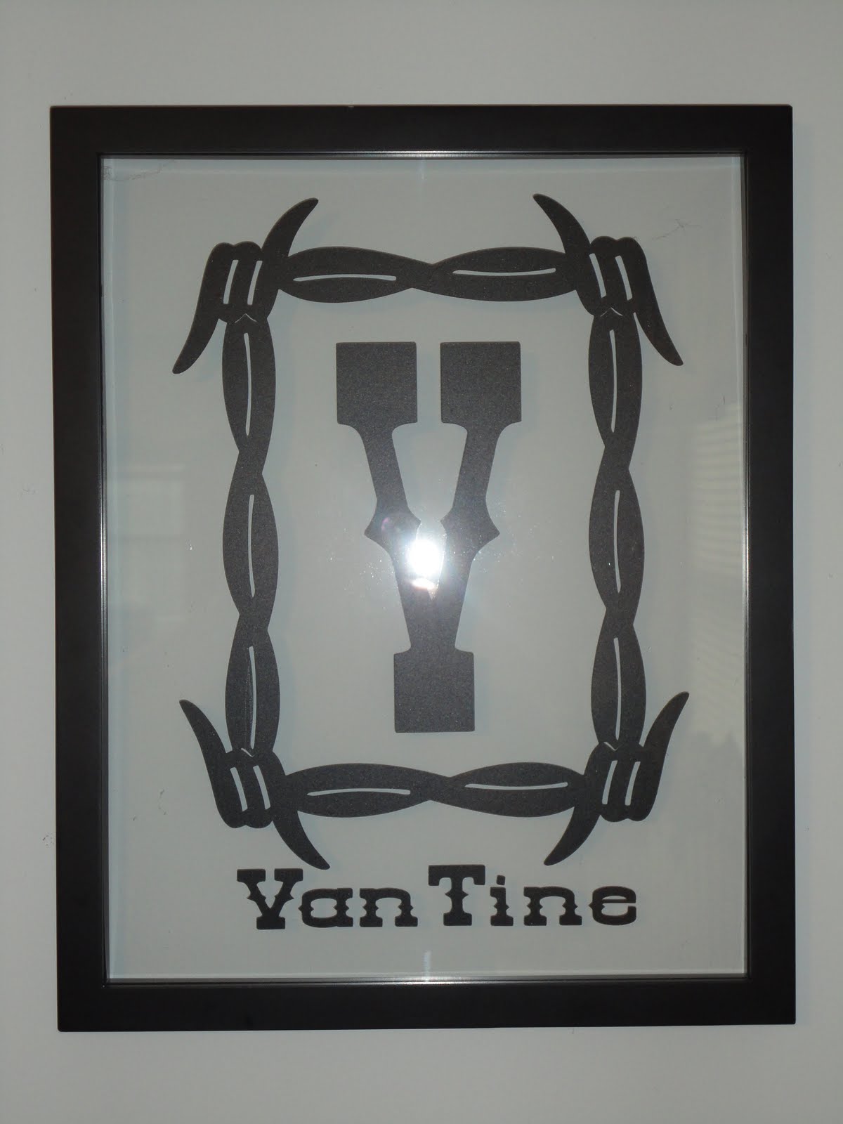 Fairly Crafty: Vinyl Picture Frame