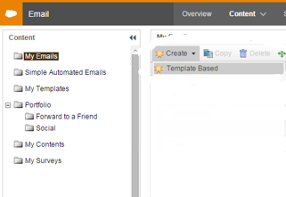 SFDC 3:16: Create Email using Template in Exacttarget