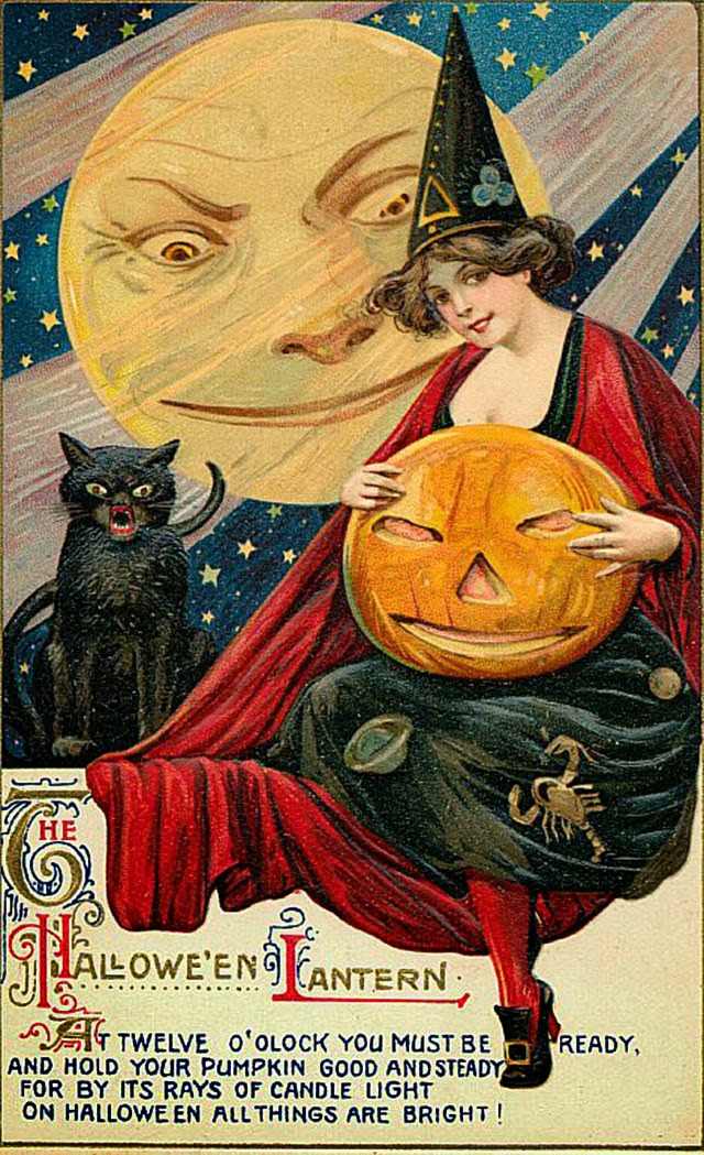 A Collection Of 25 Strange And Creepy Vintage Halloween Postcards ~ Vintage Everyday