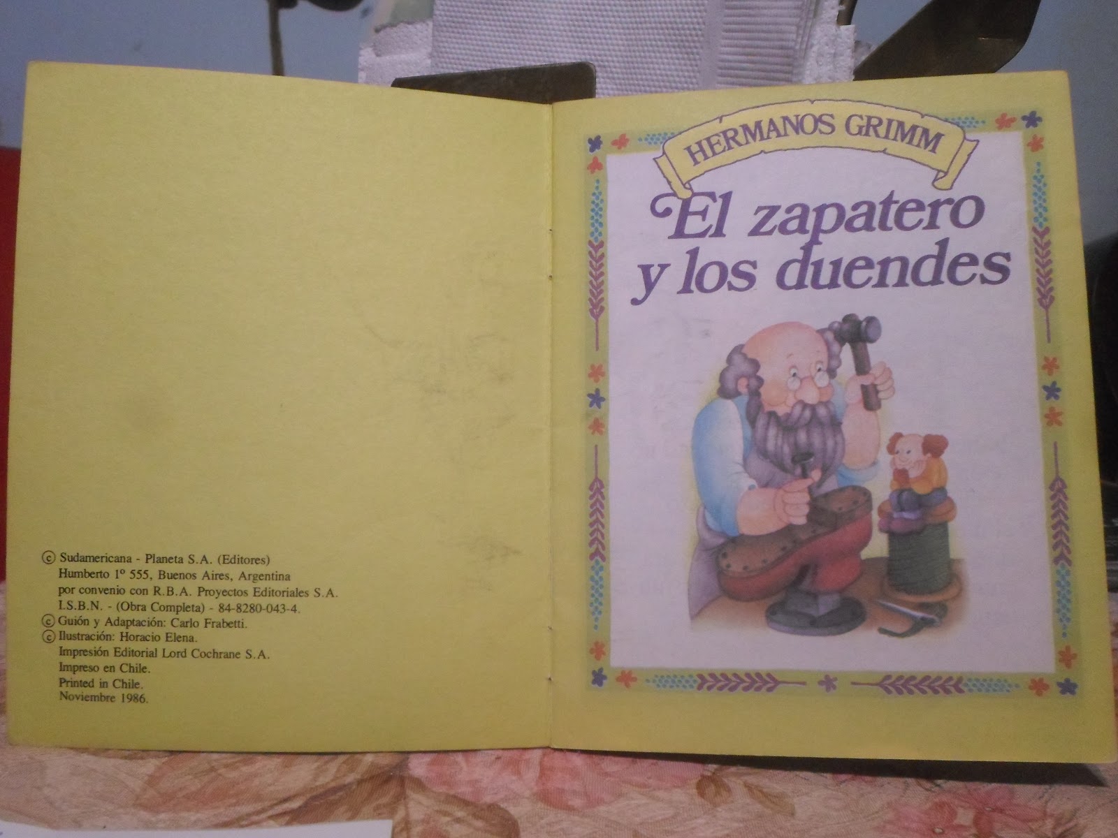 jrgl: El zapatero y los duendes, de los Hermanos Grimm, de “Mi primera ...