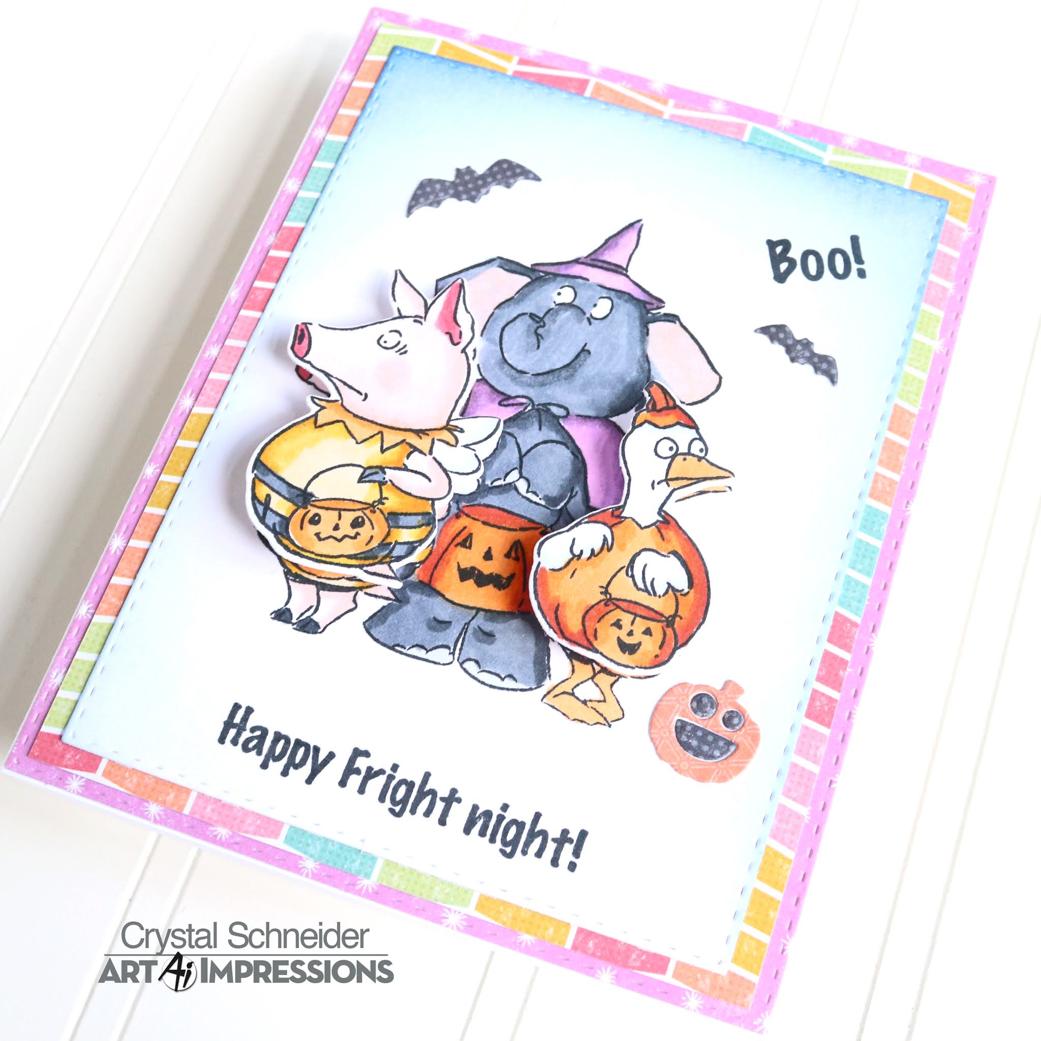 Art Impressions Blog: Boo! Happy Fright Night! by Crystal