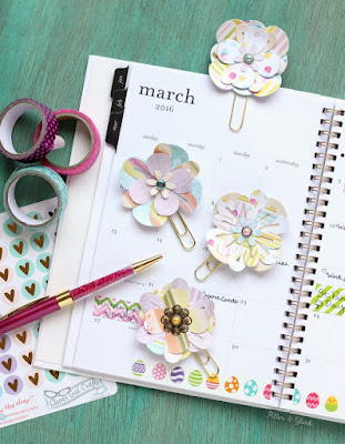 PitterAndGlink: How to Make Sparkly Cupcake Planner Clips