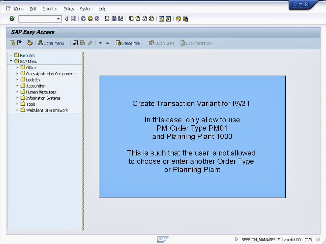 青蛙SAP分享 Froggy's SAP sharing: PM Transaction Variant for IW31 with ...
