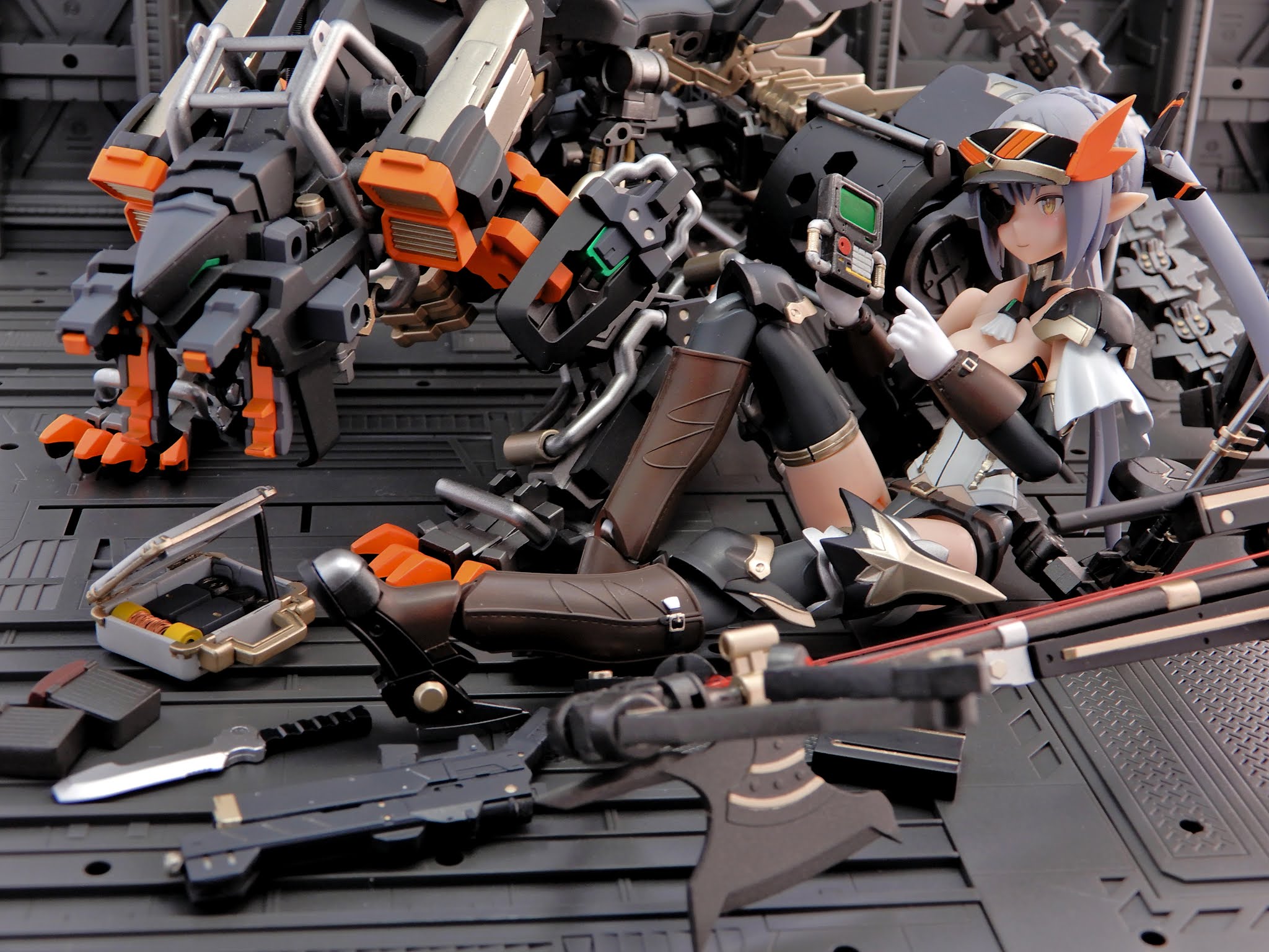 [ Custom ] - Megami Device Jaeger Type Edelweiss - Chasseur Fulham ...