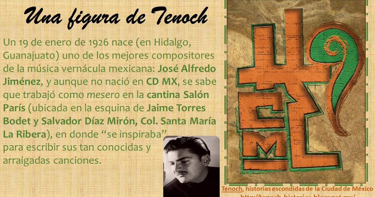 Tenoch, historias escondidas de la Ciudad de México: Recordando a José ...