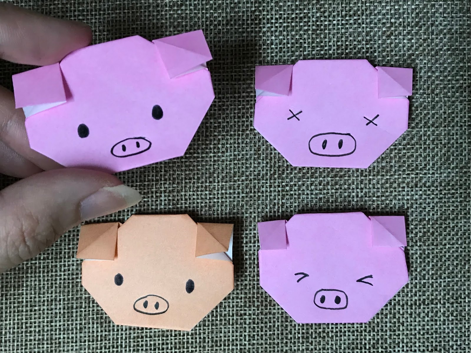 Tutorial #85: Origami Pig | The Idea King
