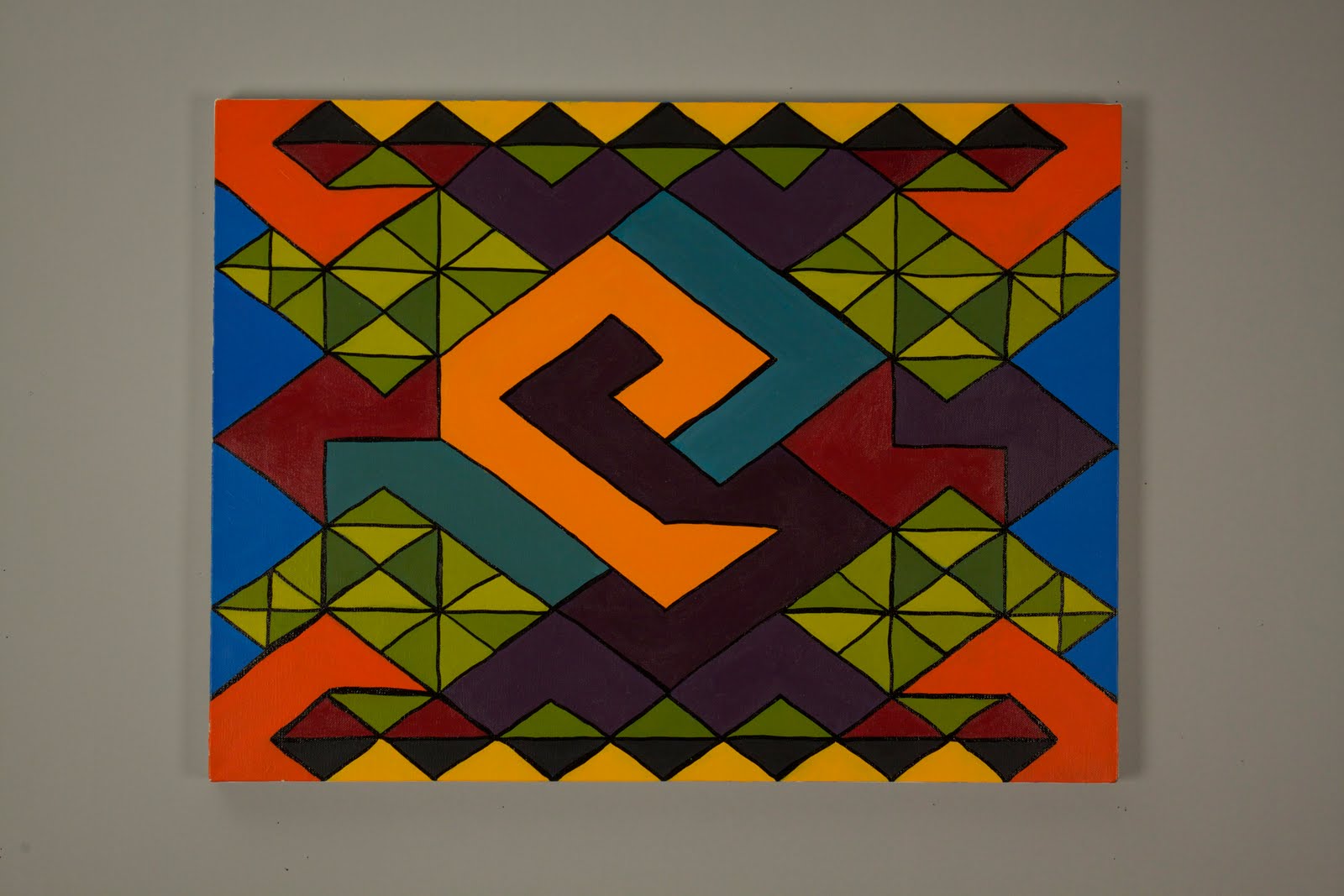 The General Store on M.A.R's: Mosaic / 18in x 24in on canvas / acrylic ...