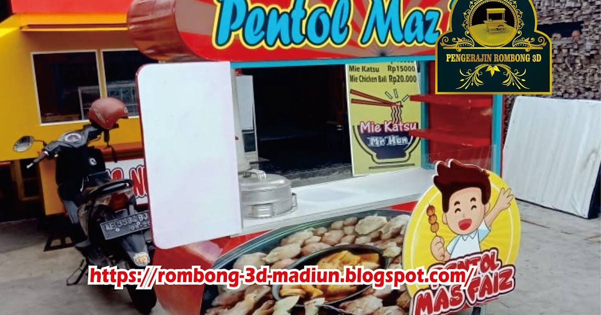 ROMBONG / GROBAK / GEROBAK 3D: GEROBAK PENTOL MODERN (Mas Faiz)