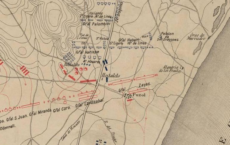 APUNTES PARA UNA HISTORIA DE PUÇOL: 1811. PLANO DE LA BATALLA DE SAGUNTO