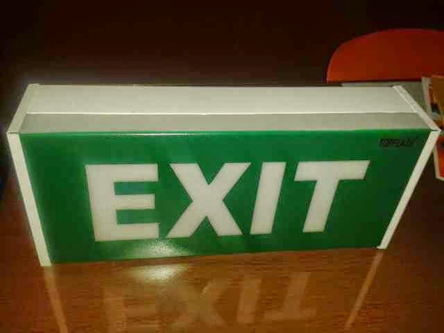 Lampu Darurat Kebakaran Safety Sign Lamp untuk Gedung Bertingkat ...