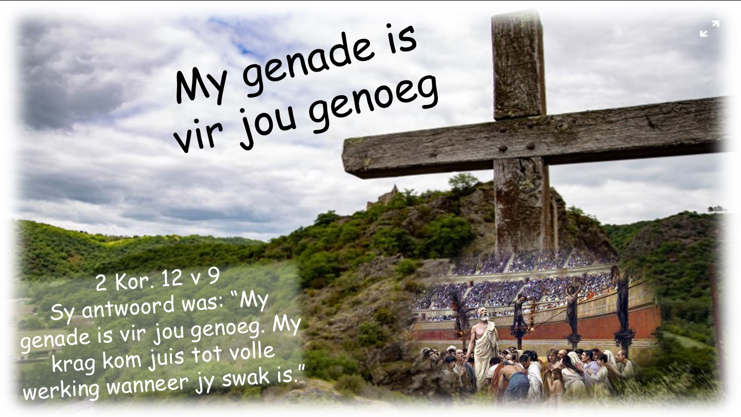 Goeie Nuus: My genade is vir jou genoeg