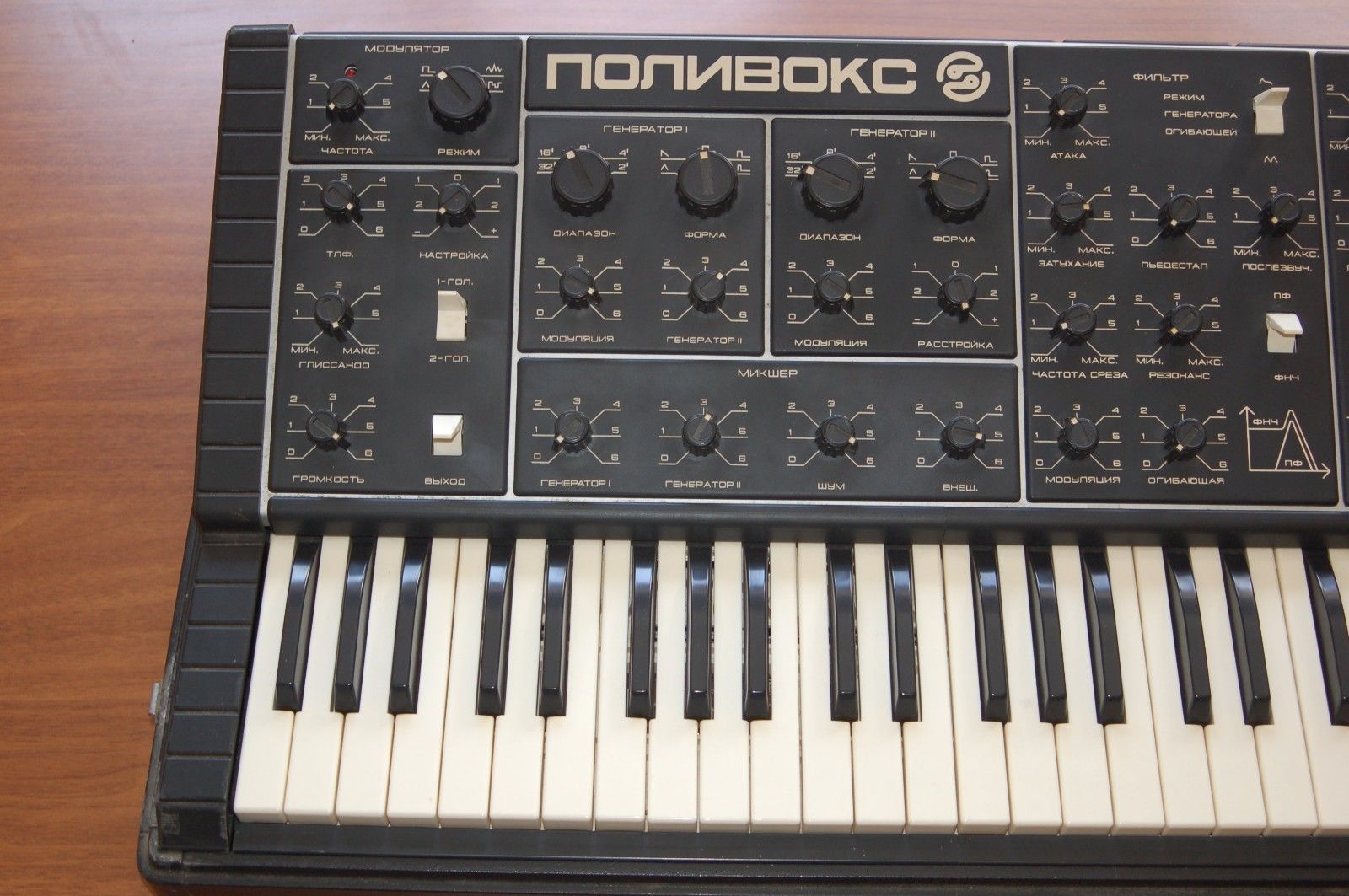 MATRIXSYNTH: POLIVOKS VINTAGE USSR SOVIET ANALOG SYNTHESIZER SN 0490496