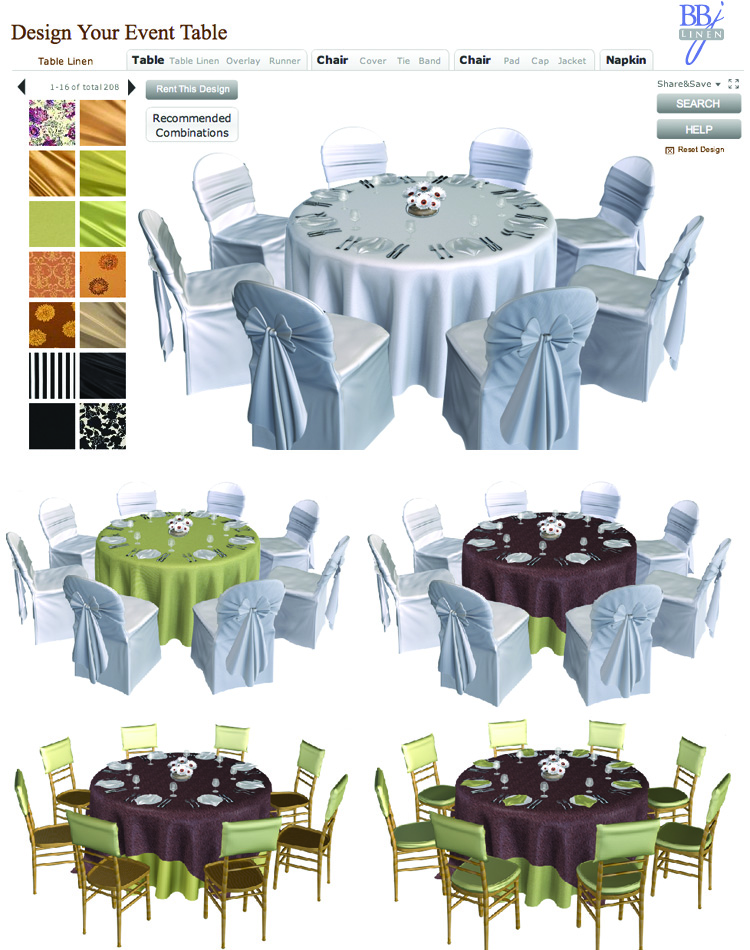 Bbjlinen Com Design Your Event Table - Backyard Ideas